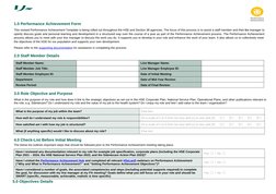 HSE Performance Achievement Template | PDF | Goal | Learning