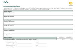 HSE Performance Achievement Template | PDF | Goal | Learning