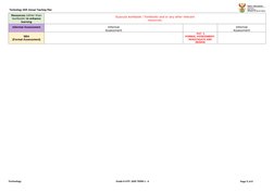 Grade 8 Technology ATP 2025 Overview | PDF | Gear | Mining