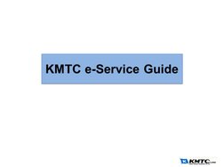 KMTC Guide | PDF