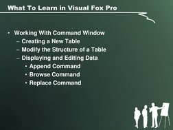 Basics of Visual FoxPro Programming | PDF | Menu (Computing) | Computer File