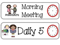 Daily Classroom Schedule Template | PDF