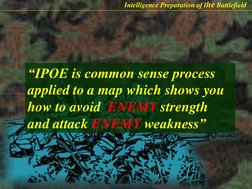 Understanding IPOE in Military Operations | PDF | Military Intelligence ...
