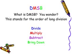 DMSB Method for Long Division Explained | PDF | Division (Mathematics ...