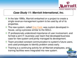 Marriott's One Yield Revenue Management System | PDF | Business ...