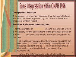 CIMAH Regulations Overview 1996 | PDF | Occupational Safety And Health ...
