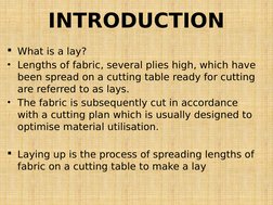 Lay Planning and Fabric Types Explained | PDF | Textiles | Clothing