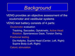 VNG Test Interpretation and Insights | PDF | Nervous System | Clinical ...