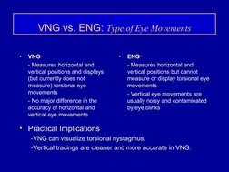 VNG Test Interpretation and Insights | PDF | Nervous System | Clinical ...