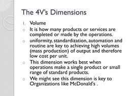 Understanding the 4V's in Operations Management | PDF | Operations ...