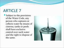 Overview of PD 1067 Water Code | PDF | River | Water