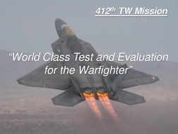 412th Test Wing Overview and Structure | PDF | Electronic Warfare ...