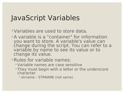 Introduction to JavaScript Basics | PDF | Java Script | Computer ...