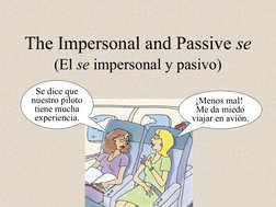 Impersonal vs. Passive "Se" in Spanish | PDF