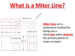 Understanding Miter Lines in Drawing | PDF