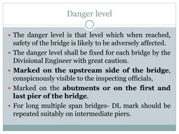 HFL and Danger Level Markings on Bridges | PDF | Bridge | Civil Engineering