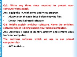 Class 7 Computer: Chapter 3 - Viruses | PDF | Computer Virus ...
