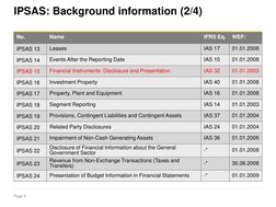 IPSAS Financial Statements Overview | PDF