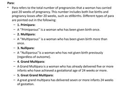Midwifery Terminology Explained | PDF | Pregnancy | Miscarriage
