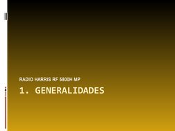 Manual del Radio Harris RF 5800H MP | PDF | Radio | Alta frecuencia