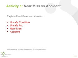 Near Miss Reporting Training Guide | PDF | Business