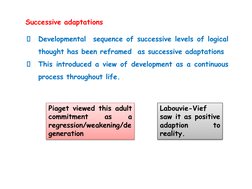 Labouvie-Vief's Cognitive-Emotional Theory | PDF | Developmental ...