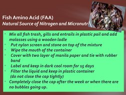 Organic Concoctions in Agriculture | PDF | Fermentation | Chemistry