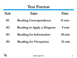 Mad English TV 1 | PDF