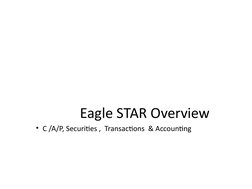 Eagle PACE and STAR Overview | PDF | Databases | Networking