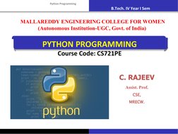 Python Database Programming Overview | PDF | Databases | Sql