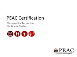 Peac Certification Peac Official Website | PDF | Certification | Schools