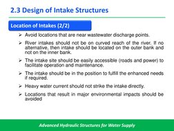 Design of Water Intake Structures | PDF | Dam | River