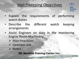Engine Room Watchkeeping Essentials | PDF | Diesel Engine | Boiler