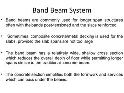 Band Beam System in Floor Design | PDF | Beam (Structure) | Bending