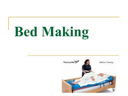 Bed Making Techniques for Nurses | PDF | Wellness