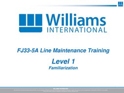 FJ33-5A Engine Maintenance Training | PDF | Jet Engine | Throttle