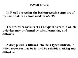 CMOS P-Well and N-Well Processes | PDF | Computers