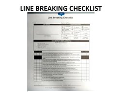 Line Breaking Safety Procedures Guide | PDF | Personal Protective ...