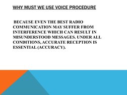 Military Voice Procedure Overview | PDF | Company (Military Unit) | Radio