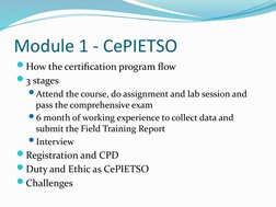 CePIETSO PCP Training Overview 2025 | PDF