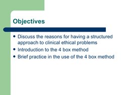 Jonsen's 4 Box Method in Clinical Ethics | PDF | Medical Ethics ...