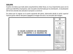Solapas y pies de plano arquitectónico | PDF | Hogar, jardinería y ...