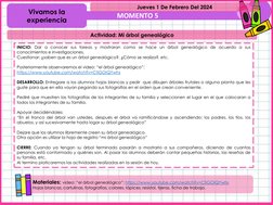 Proyecto "Así es mi familia" Preescolar | PDF | Educación de la primera ...