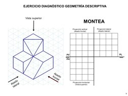 Tipos de Montea en Dibujo Técnico | PDF | Perspectiva (Gráfica ...