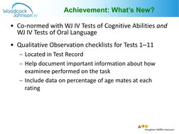WJ-4 Achievement Test Overview | PDF | Mathematics | Fluency