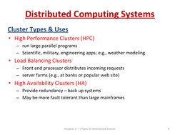 Types of Distributed Systems Overview | PDF | Grid Computing | Computer ...