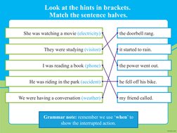 Past Continuous: Interrupted Actions Guide | PDF | Verb | Language ...