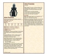 5E NPC Stat Blocks for Out of the Abyss | PDF