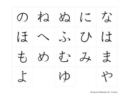 Printable Hiragana Flashcards PDF | PDF | Japanese Words And Phrases ...