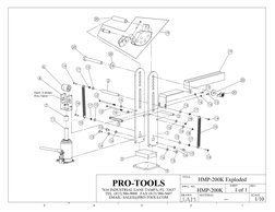 Ledloy Steel Tube Bender Parts List | PDF | Nut (Hardware) | Screw